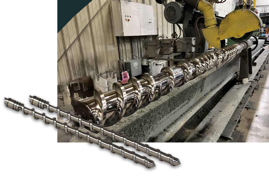 Extruder Screw Repair & Rebuild Services - Extruder Works